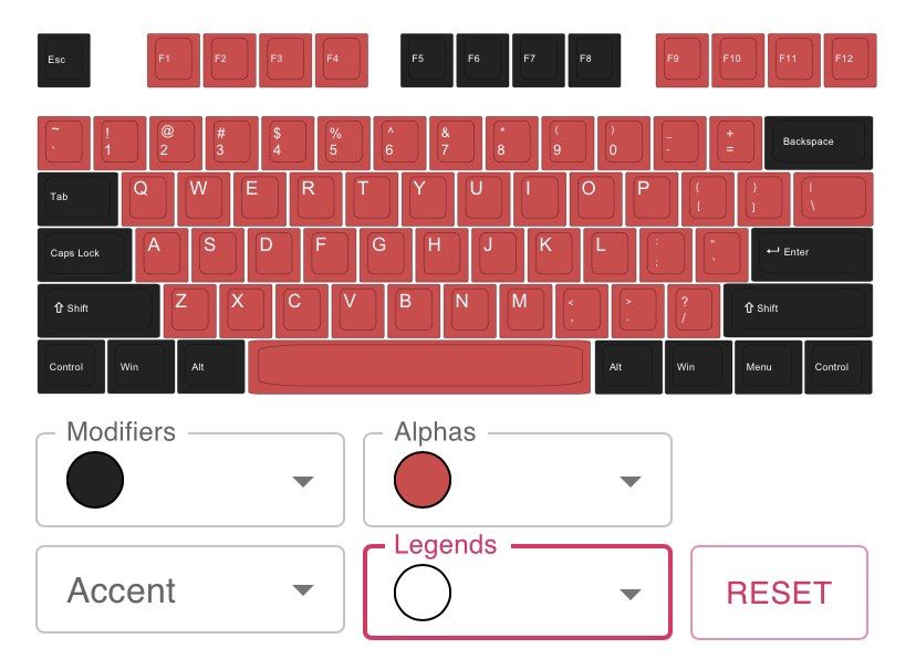 LF Mechanical TKL Keyboard Black & Red Keycaps Set, Computers & Tech ...