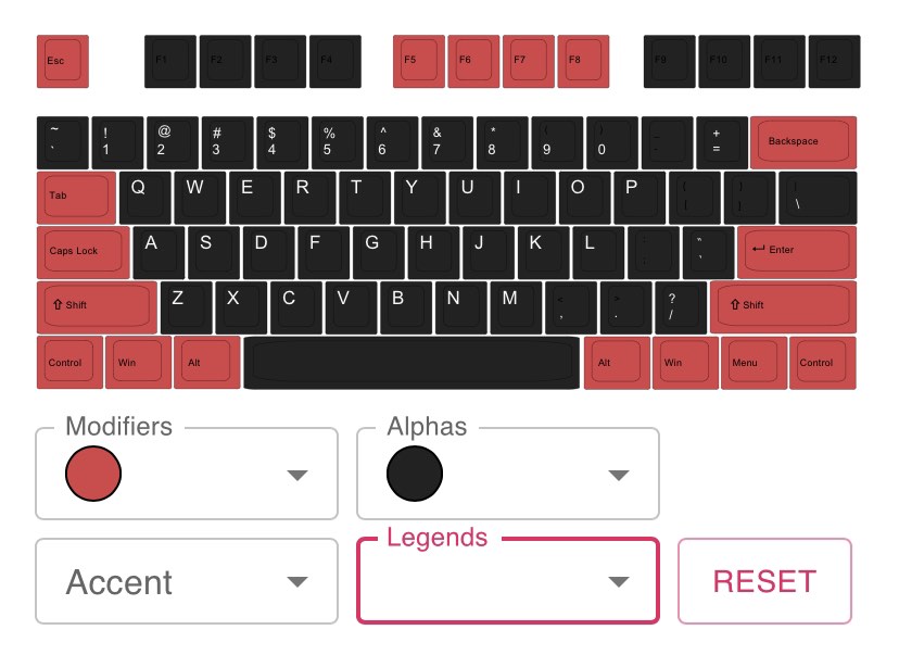 LF Mechanical TKL Keyboard Black & Red Keycaps Set, Computers & Tech ...