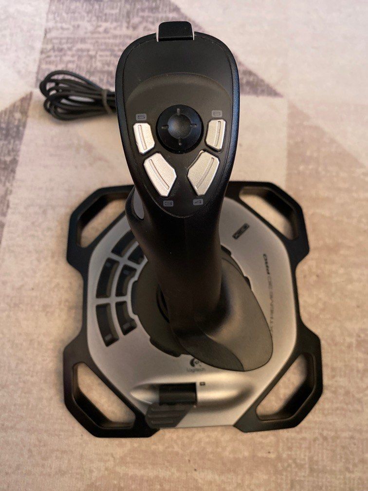 Logitech Extreme 3D Pro Flightstick/Joystick, Video Gaming, Gaming ...