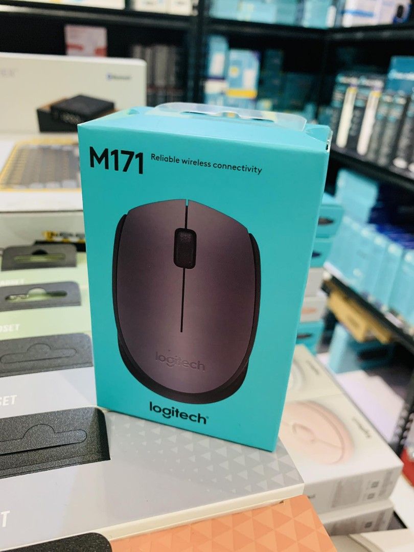 Logitech M171 Wireless USB Mouse Grey, Computers & Tech, Parts ...