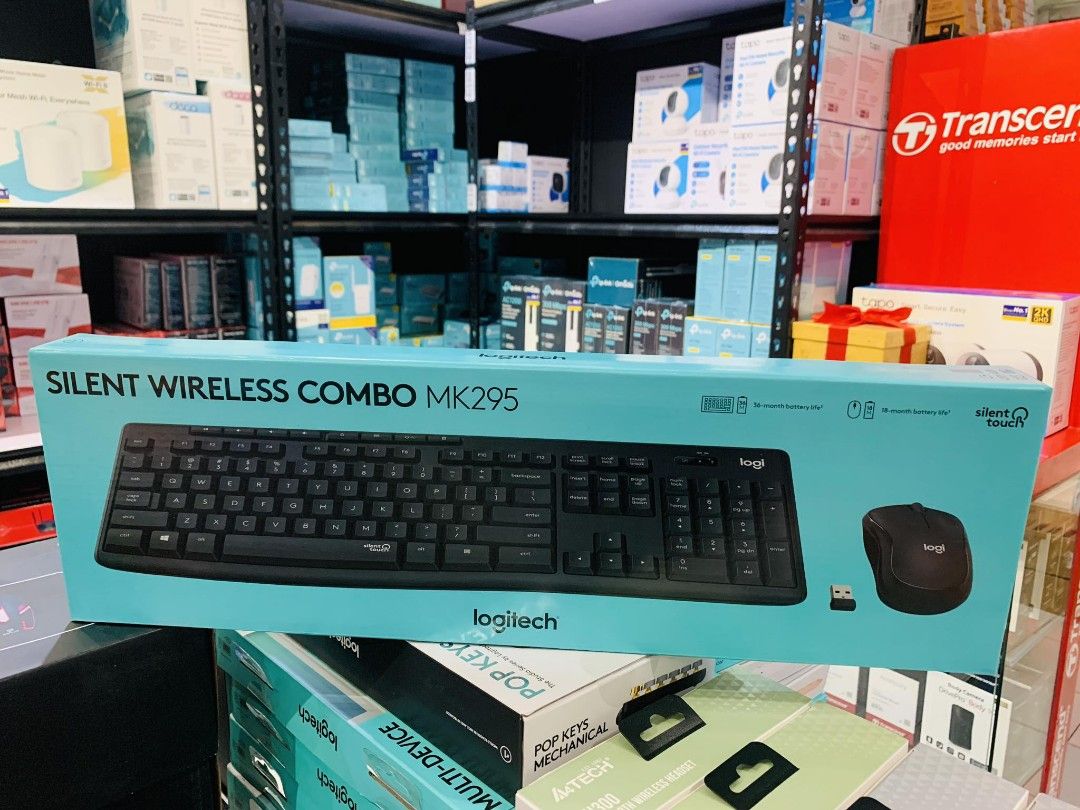 Logitech MK295 Silent Wireless Keyboad and Mouse Combo, Computers ...