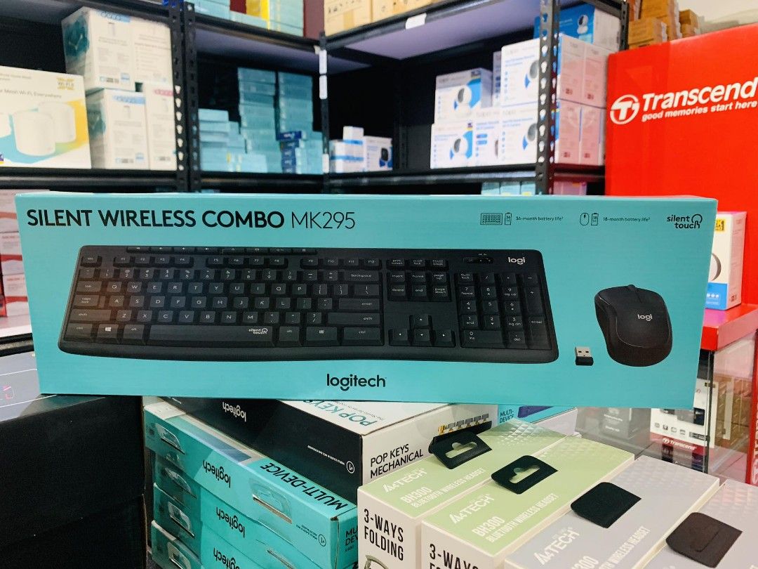 Logitech Mk295 Silent Wireless Keyboad And Mouse Combo Computers