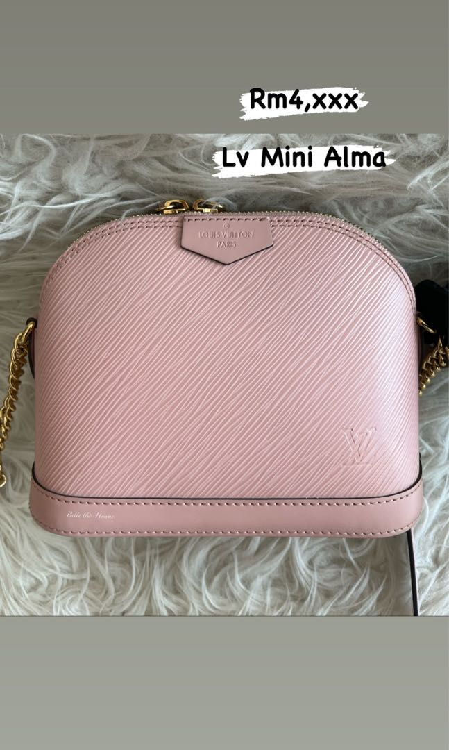 Louis Vuitton Mini Alma, Luxury, Bags & Wallets on Carousell