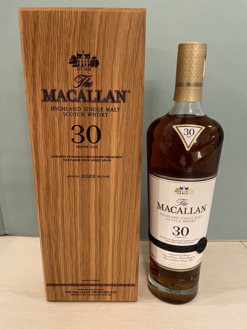 Macallan 30 years Sherry oak full set, Food & Drinks, Alcoholic ...