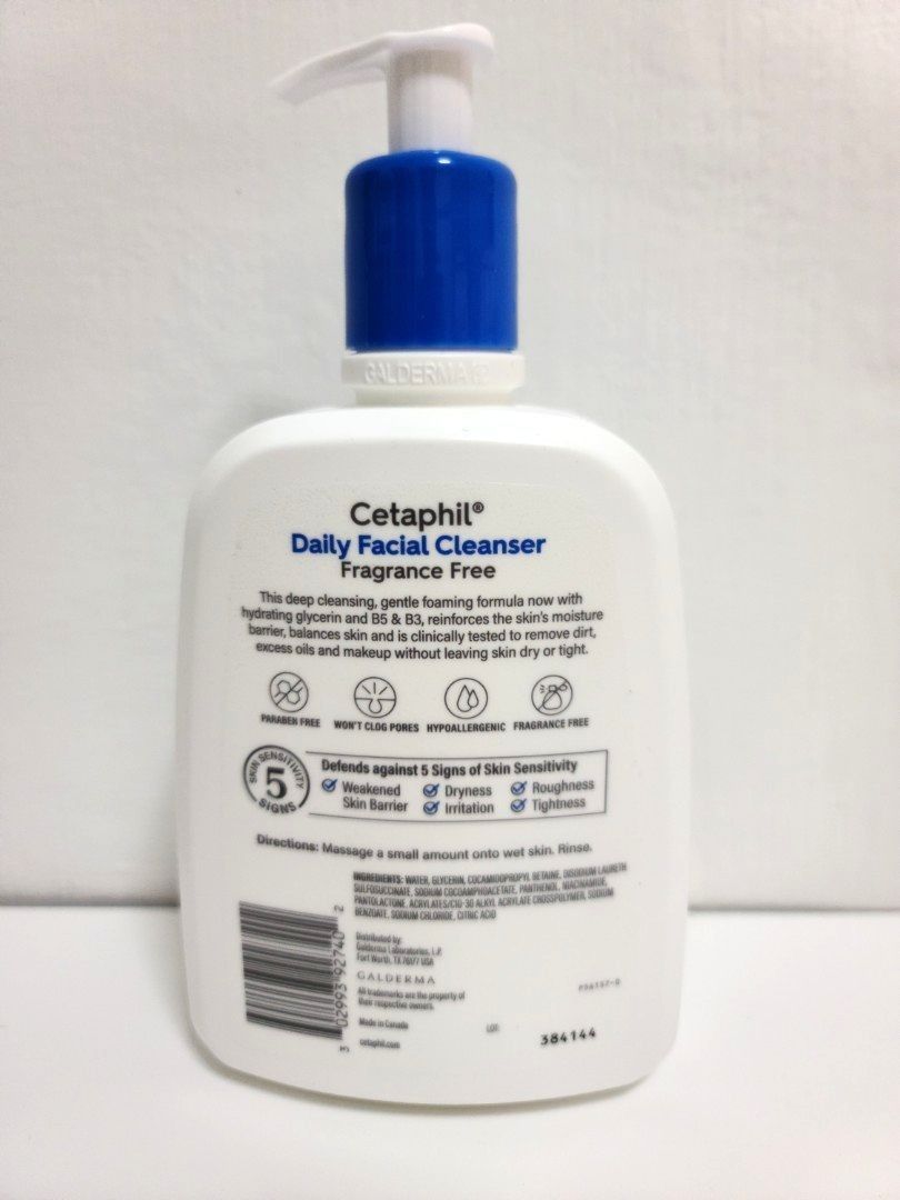 Made in Canada 473ml Genuine CETAPHIL Daily Facial Cleanser, a deep ...