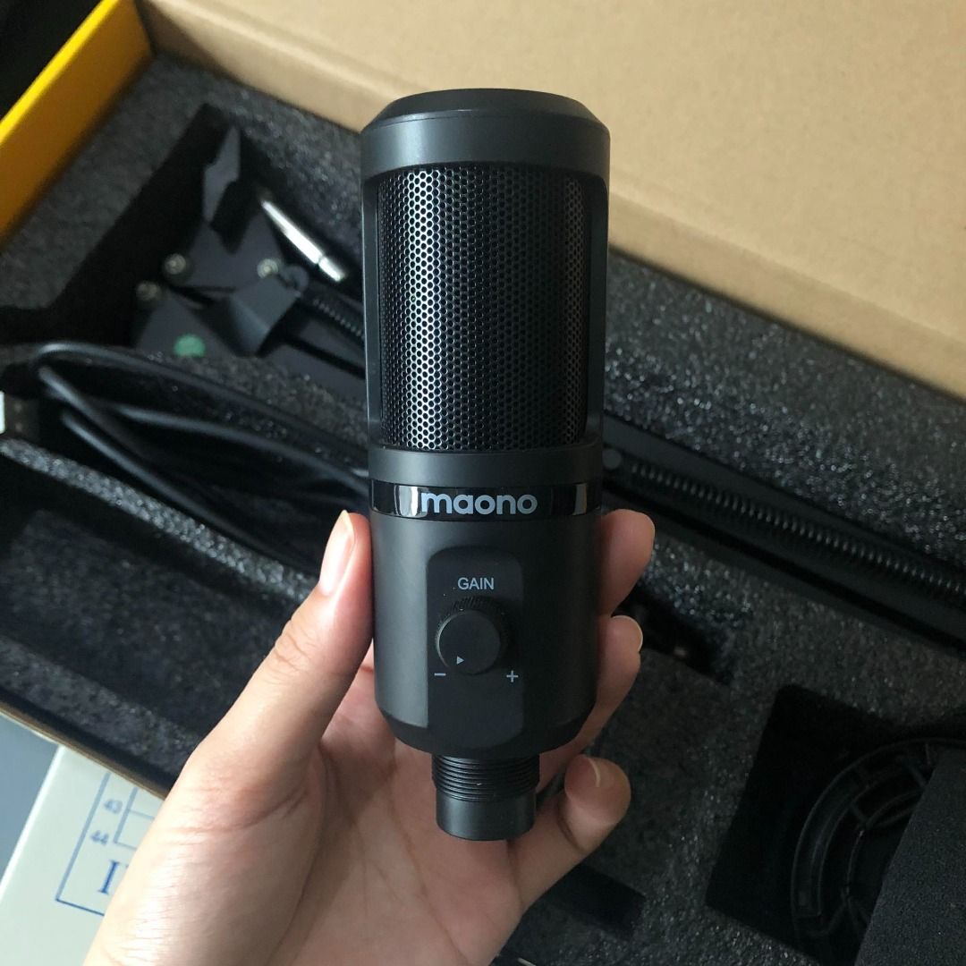 Maono AU-PM461S USB Microphone Cardioid Condenser Set, Audio ...