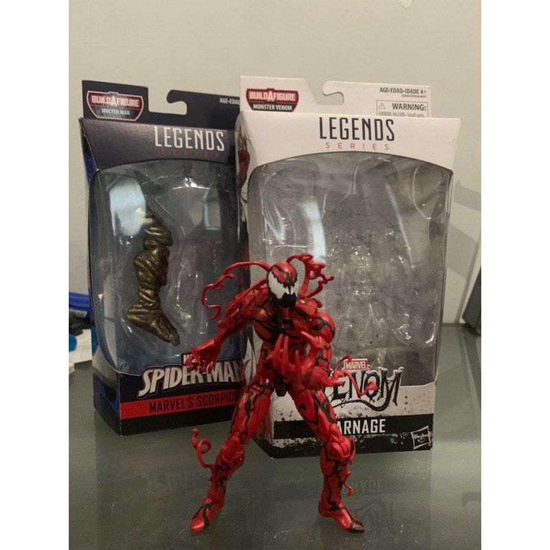 MARVEL LEGENDS CARNAGE + BAF LEG on Carousell