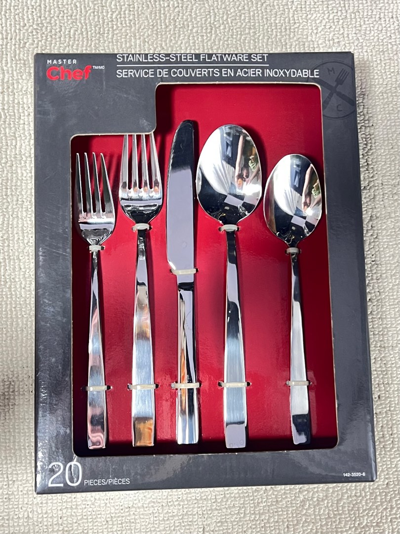 Master Chef Stainless Steel Flatware Set - 20 pcs on Carousell