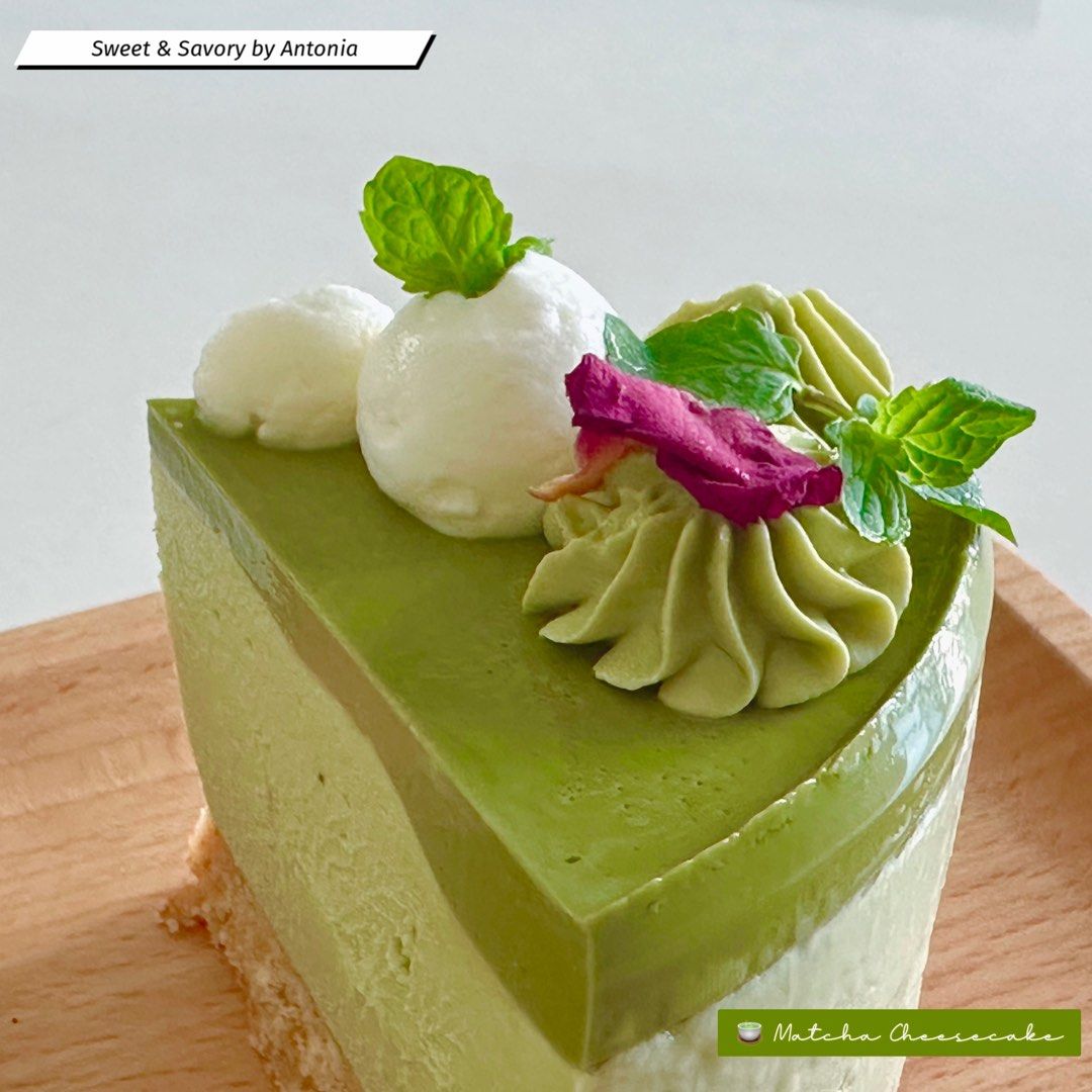 Matcha Cheesecake / Birthday Cake / Green tea / Premium Japan Uji ...