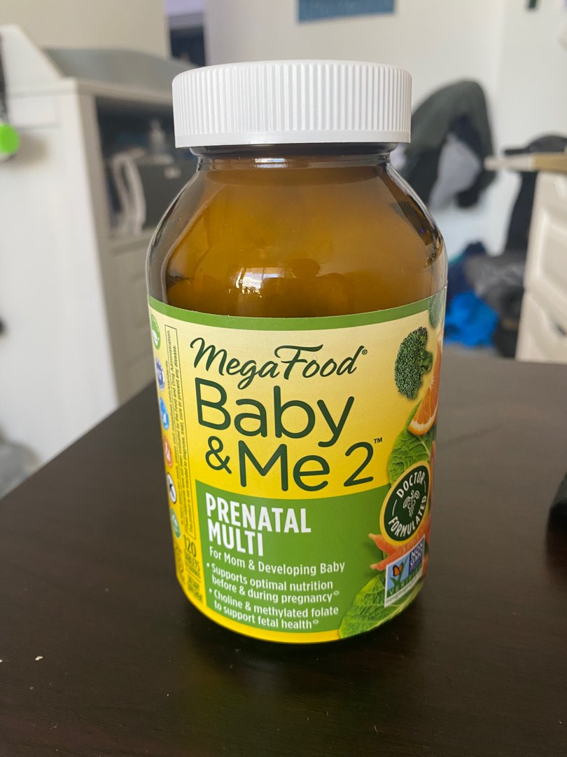 MegaFood Baby&Me 2 Prenatal multivitamins, Health & Nutrition, Health ...