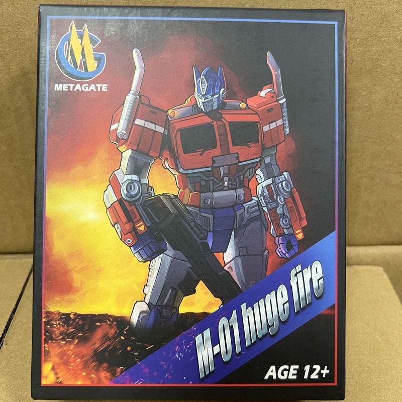 MetaGate Transformers M-01 MG01 Huge Fire Optimus Prime (12cm ...