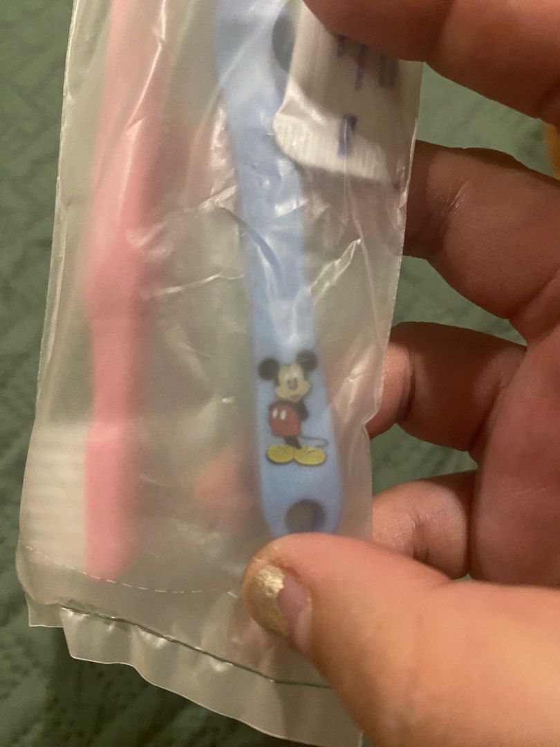 Mickey & Minnie Toothbrush w/ Toothpaste, Babies & Kids, Maternity Care ...