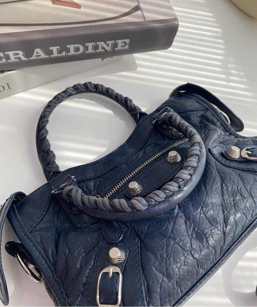 Mini blue balenciaga shw, Women's Fashion, Bags & Wallets, Cross-body ...