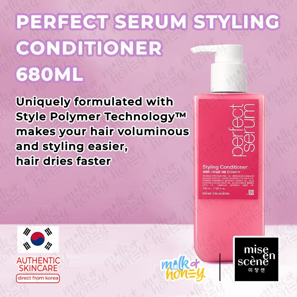 Mise En Scene - Perfect Serum / Professional Shampoo/ Conditioner ...