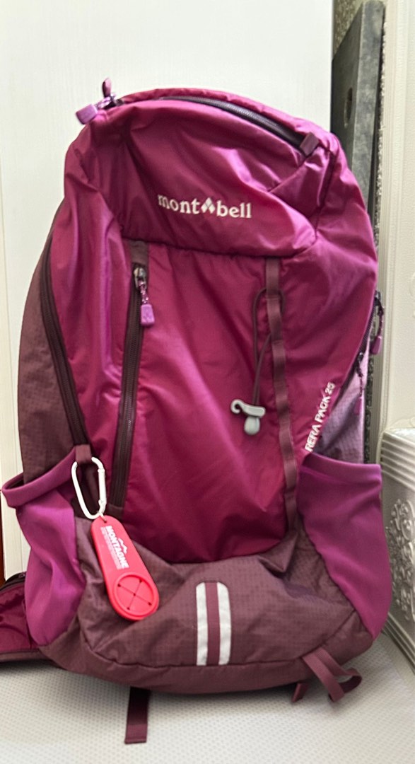 Montbell rera pack紫色背囊25L, 男裝, 袋, 背包 - Carousell