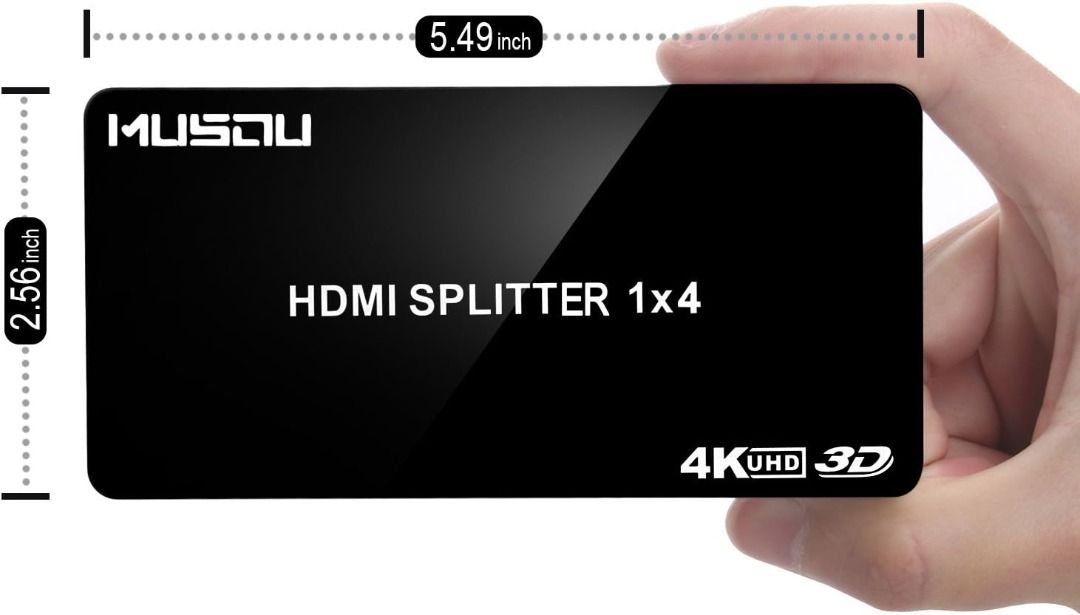 Musou HDMI Splitter Switch Box 1X4 for Full HD 1080P 4K*2K TV Support ...