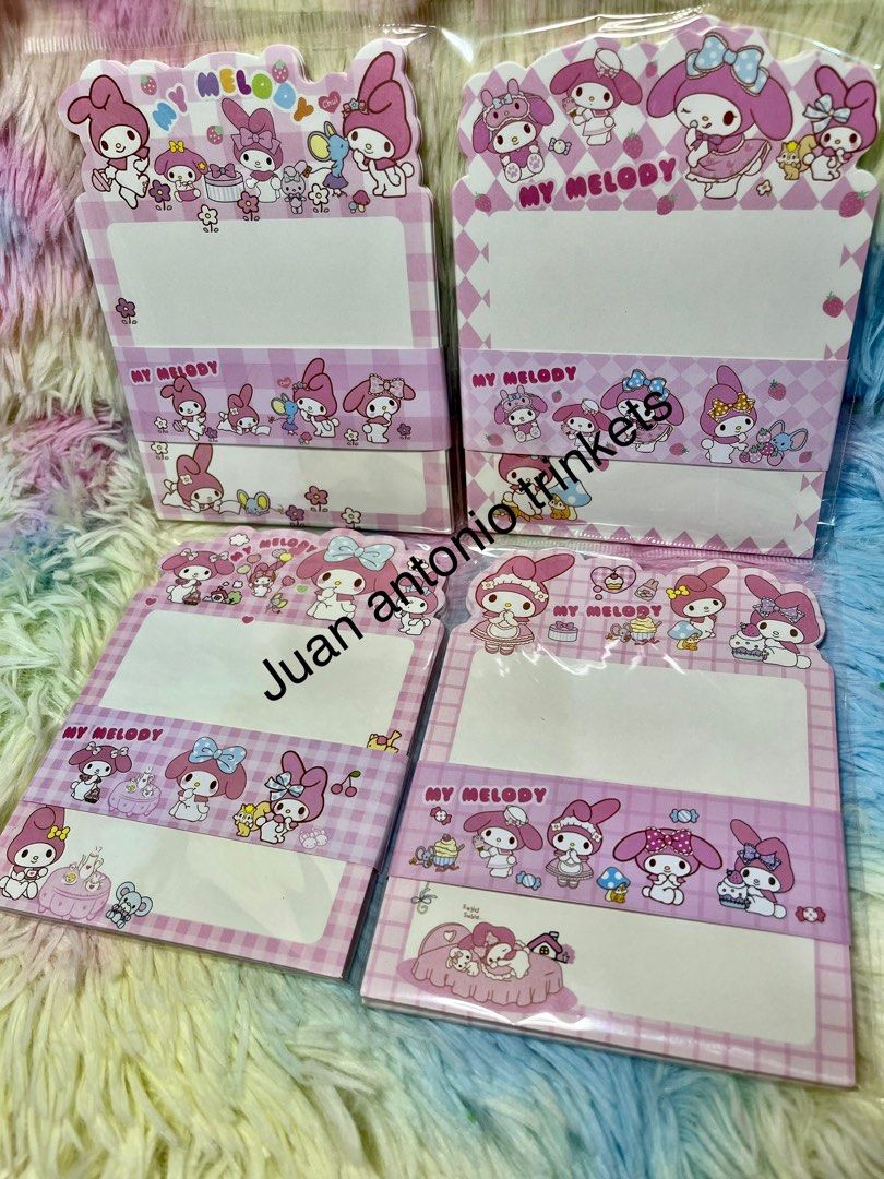 My Melody Stationery Notepad set on Carousell