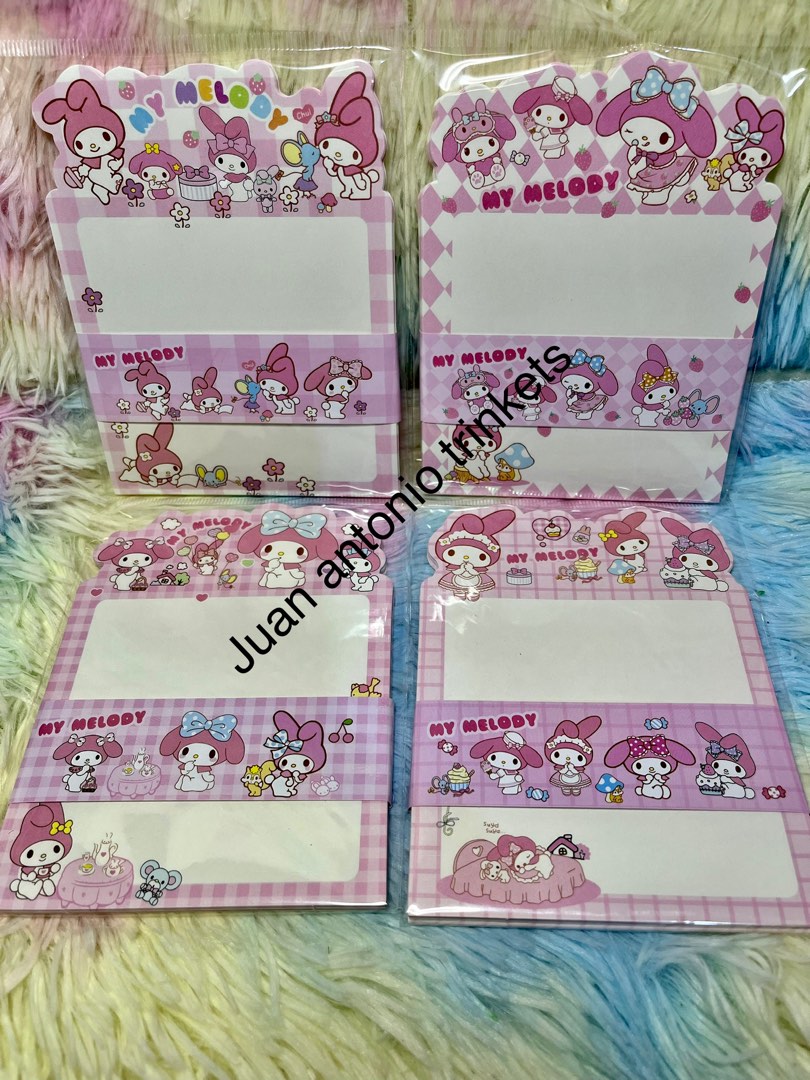 My Melody Stationery Notepad set on Carousell