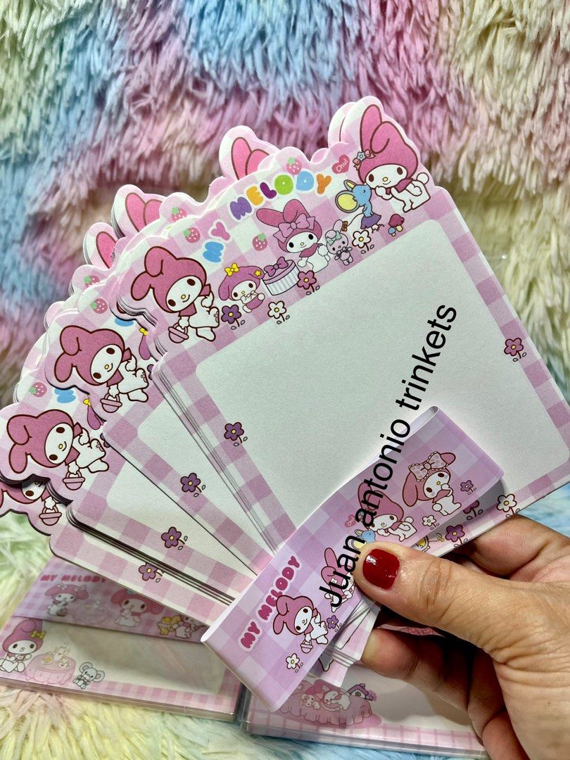 My Melody Stationery Notepad set on Carousell