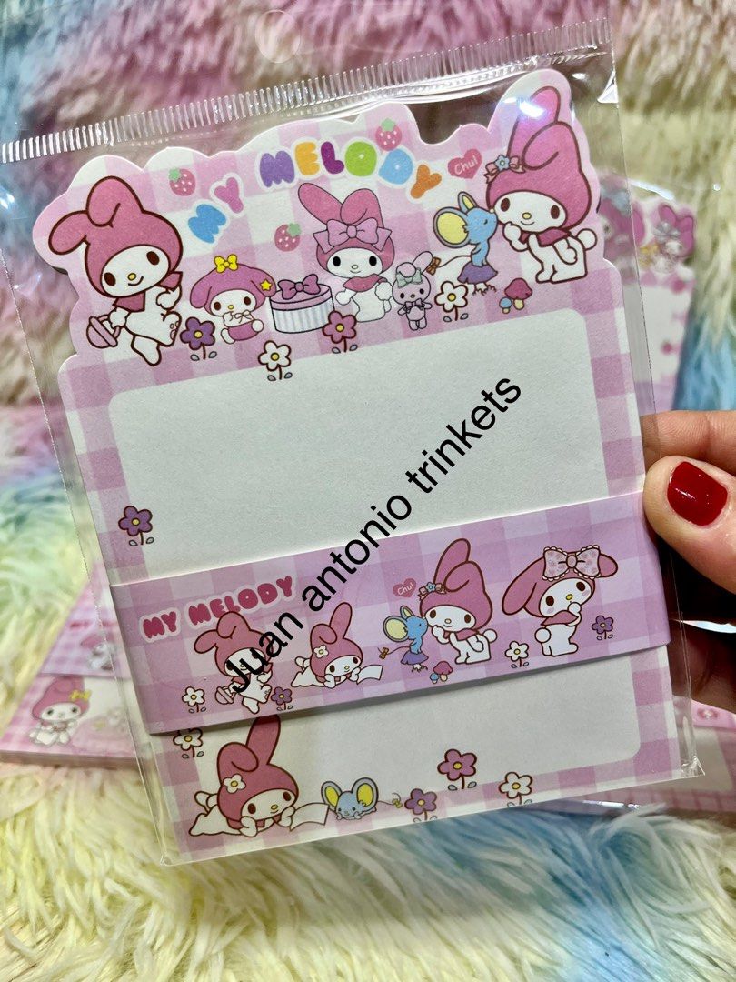 My Melody Stationery Notepad set on Carousell