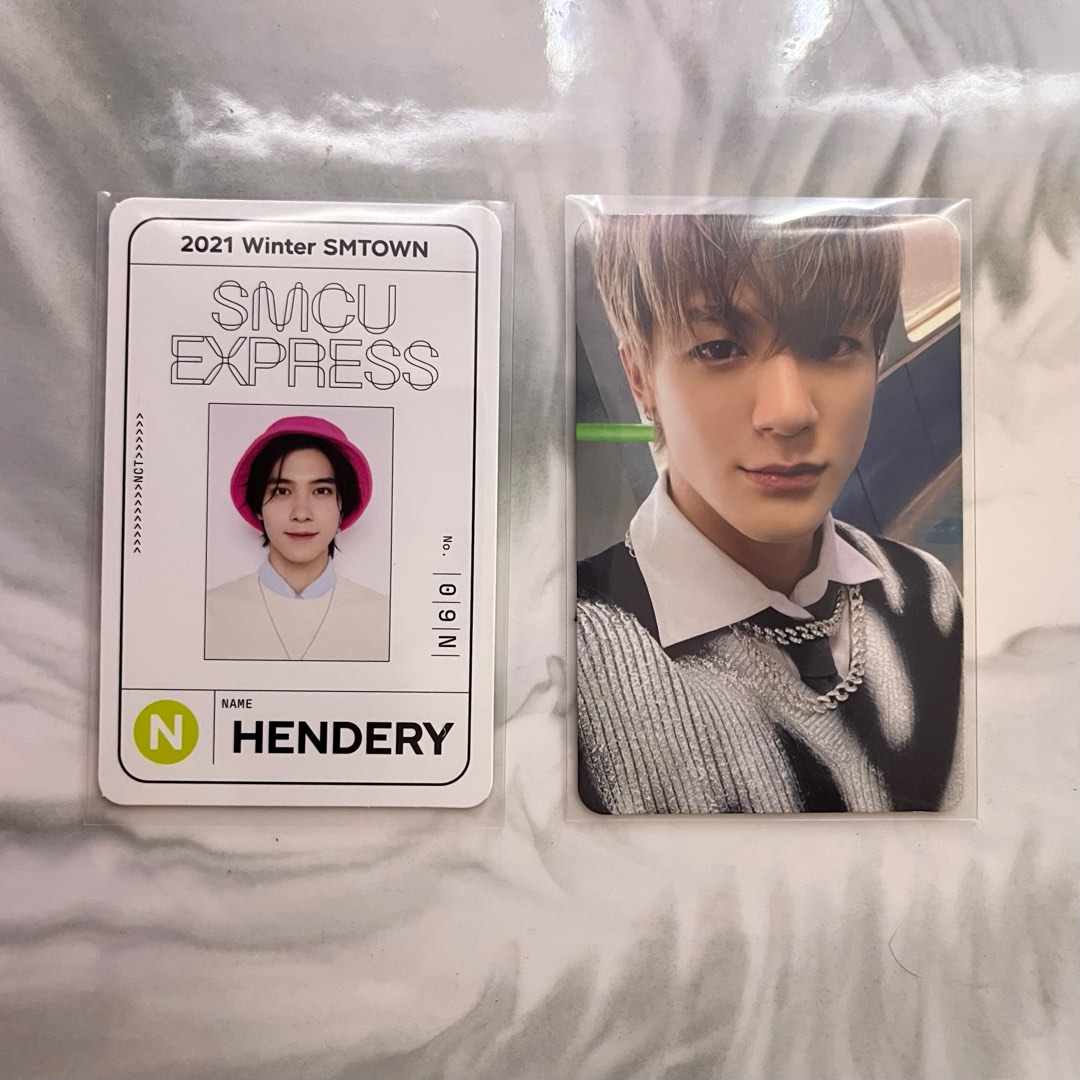 NCT Jeno & Hendry Photo Card (SMCU Winter 2021 Album) on Carousell