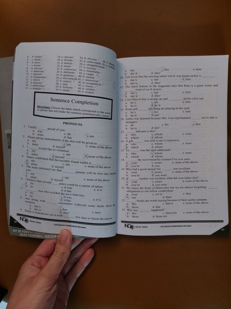 NCV Civil Service Exam Reviewer (Professional and Sub-Professional ...