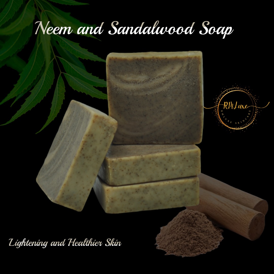 Neem and Sandalwood Soap (Natural Handmade Cold Processed), Beauty ...