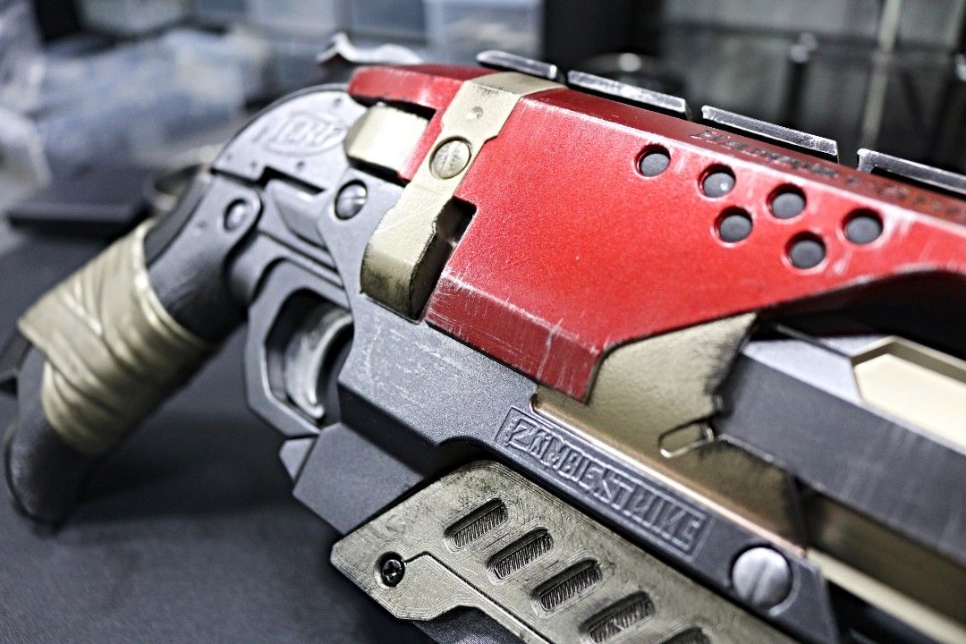 Nerf Hammershot Paintjob + Mod, Hobbies & Toys, Toys & Games on Carousell
