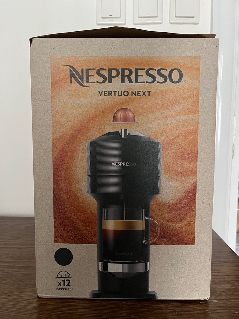 全新Nespresso Vertuo Next 咖啡機 (包保養及capsules), 家庭電器, 廚房電器, 咖啡機及咖啡壺 - Carousell