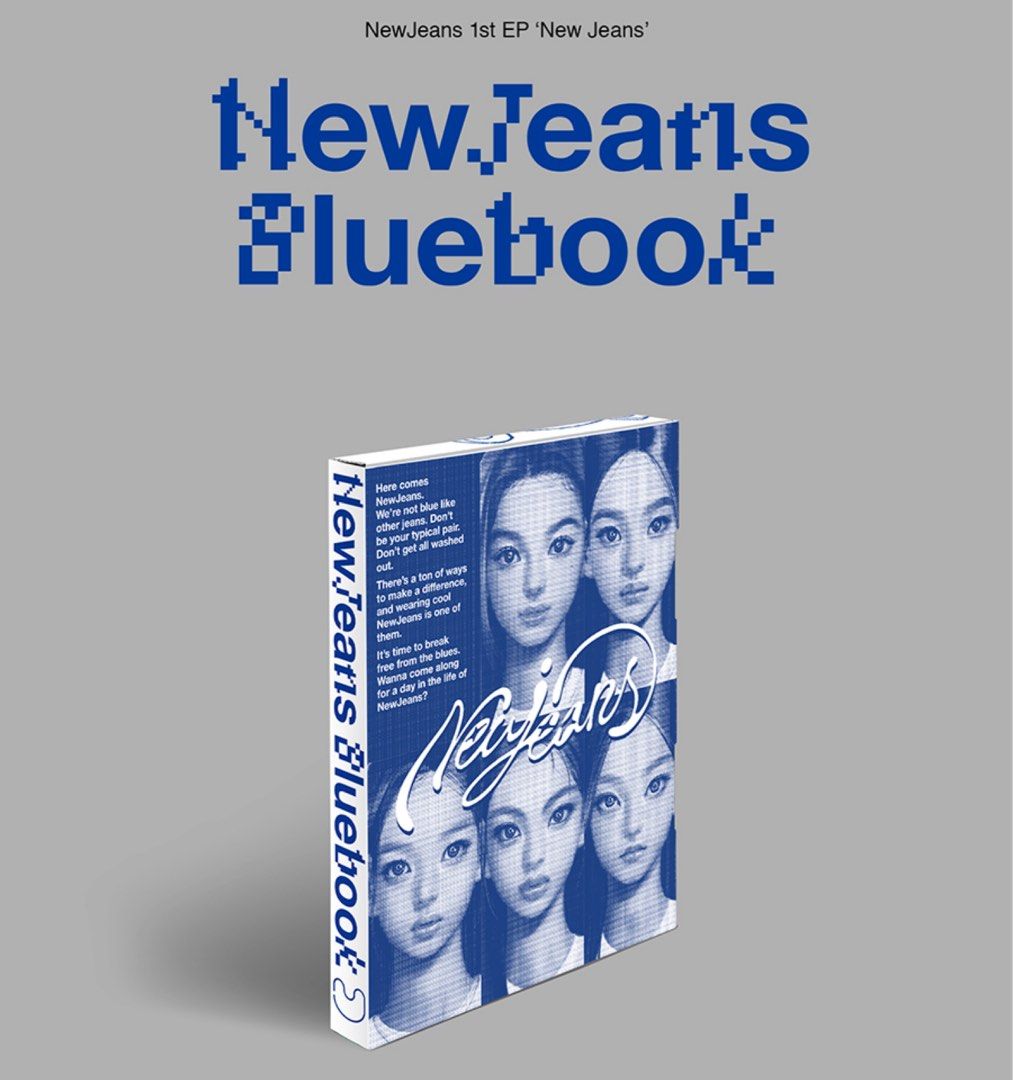 NEWJEANS - 1st EP ‘BLUEBOOK’, Hobbies & Toys, Music & Media, Music ...