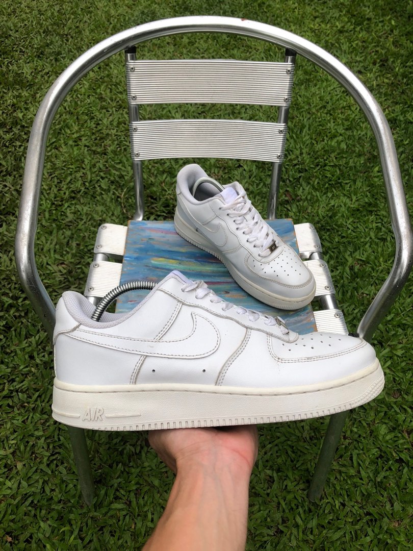 Nike af1 triple white, Men's Fashion, Footwear, Sneakers on Carousell