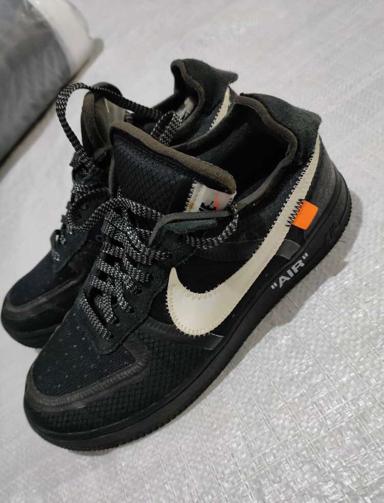 Nike off white X AF 1 Low, Fesyen Pria, Sepatu , Sneakers di Carousell