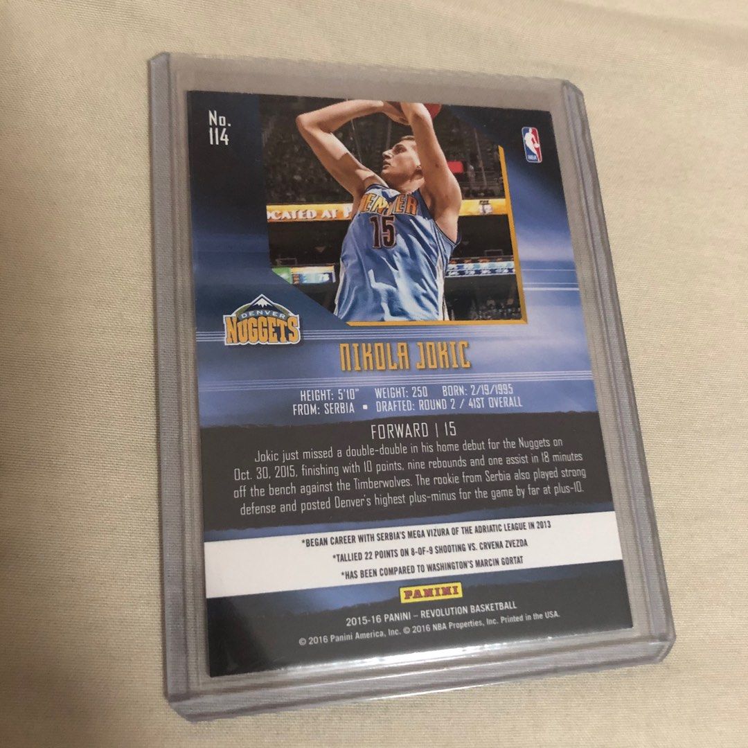 Nikola Jokic Revolution RC Rookie Card, Hobbies & Toys, Toys & Games on ...