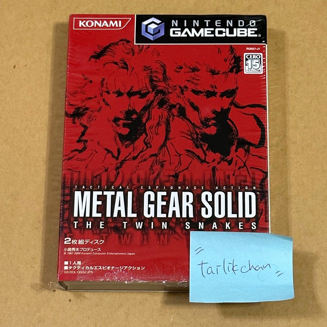 Nintendo GameCube Metal Gear Solid The Twin Snakes, 興趣及遊戲, 收藏品及紀念品, 古董 ...