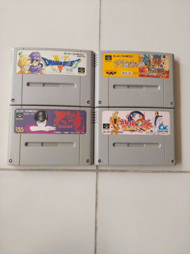 Nintendo Super famicom games retro, Video Gaming, Video Games, Nintendo on Carousell