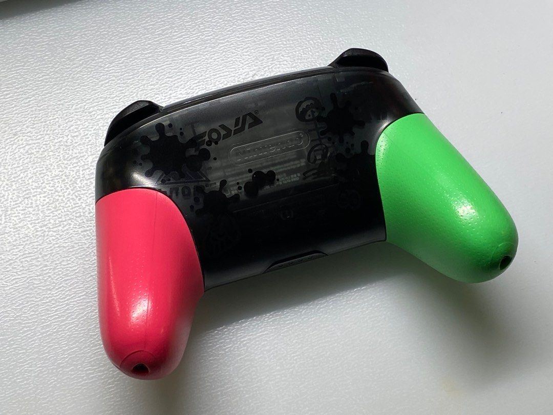 Nintendo Switch Pro Controller (ProCon) Splatoon 2 edition, Video ...