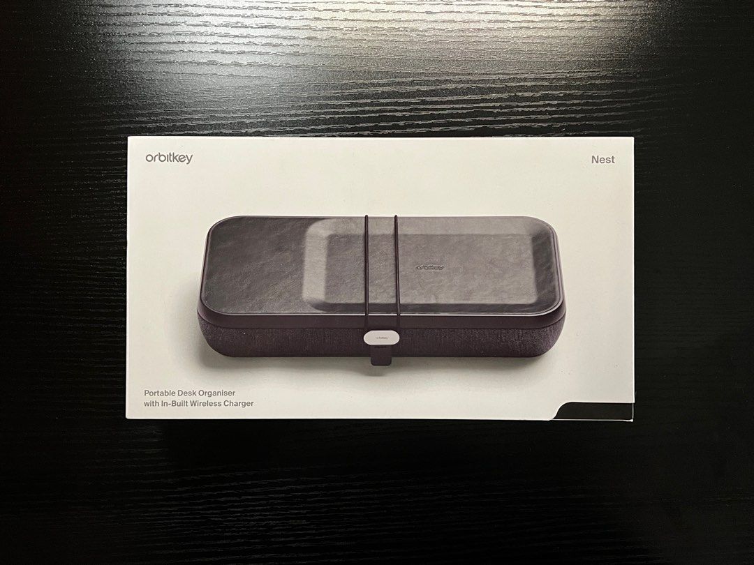 Orbitkey Nest (black color) | Premium Portable Desk Setup Organizer ...