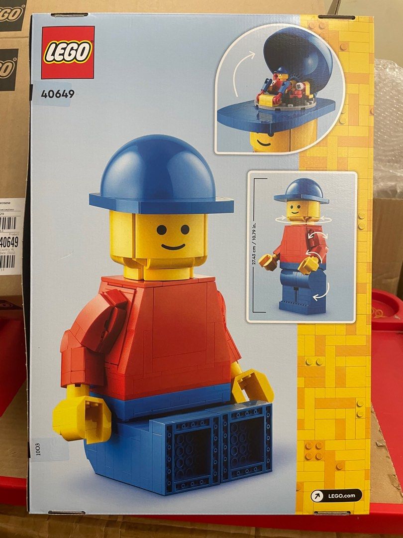 Original LEGO Up-Scaled LEGO Minifigure 40649, Hobbies & Toys, Toys ...