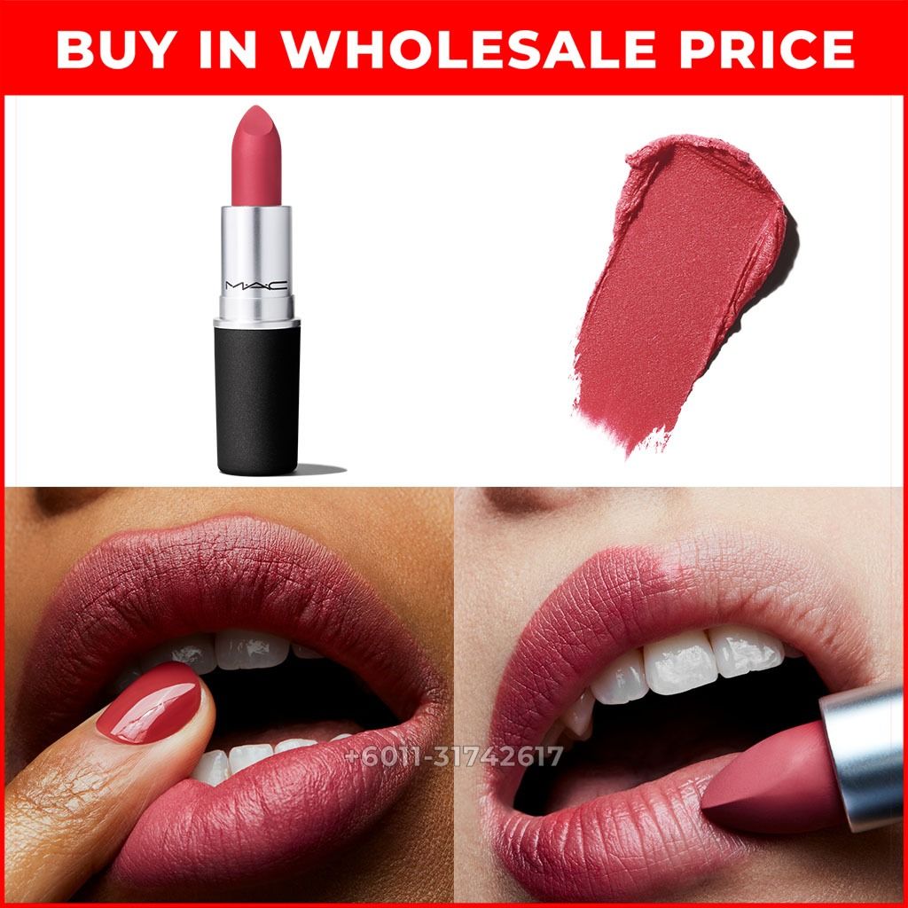 [ORIGINAL] MAC POWDER KISS LIPSTICK (301 A Little Tamed), Beauty ...