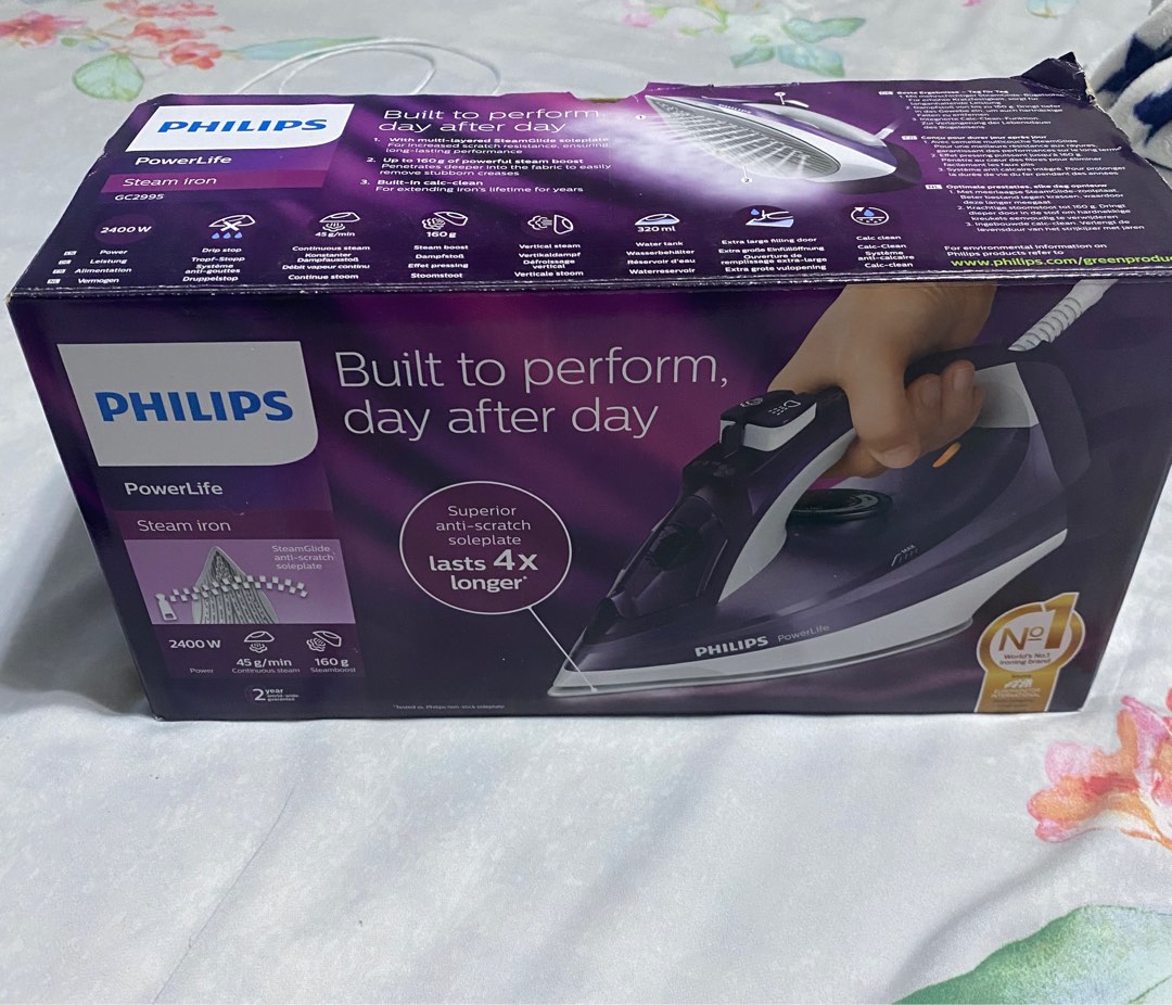 Philip steam iron, TV & Home Appliances, Irons & Steamers on Carousell