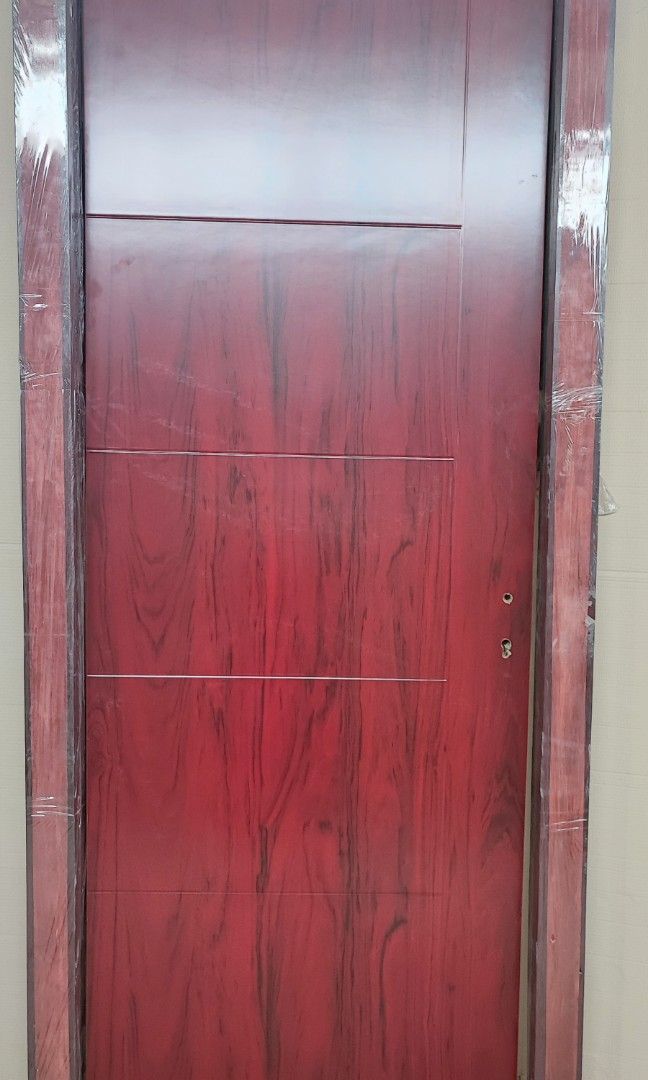 pintu kayu minimalis full set komplit motif elegan mewah premium ...