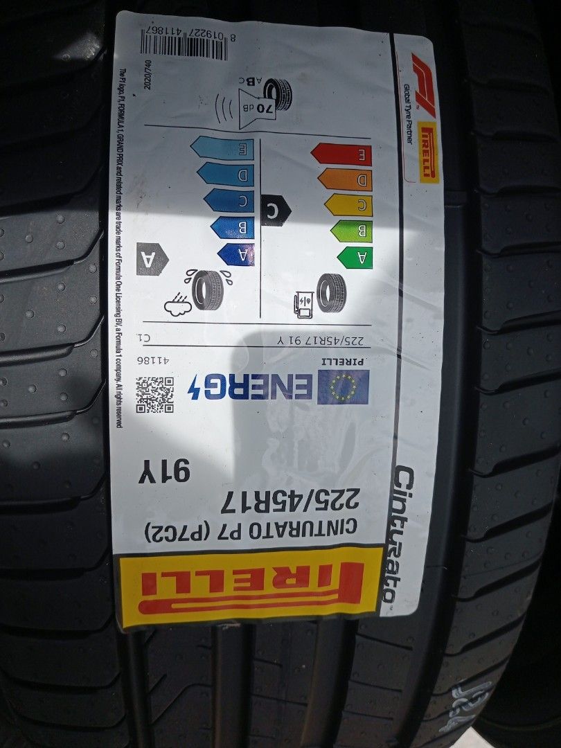 Pirelli nomal tyre P7C2, Car Accessories, Tyres & Rims on Carousell
