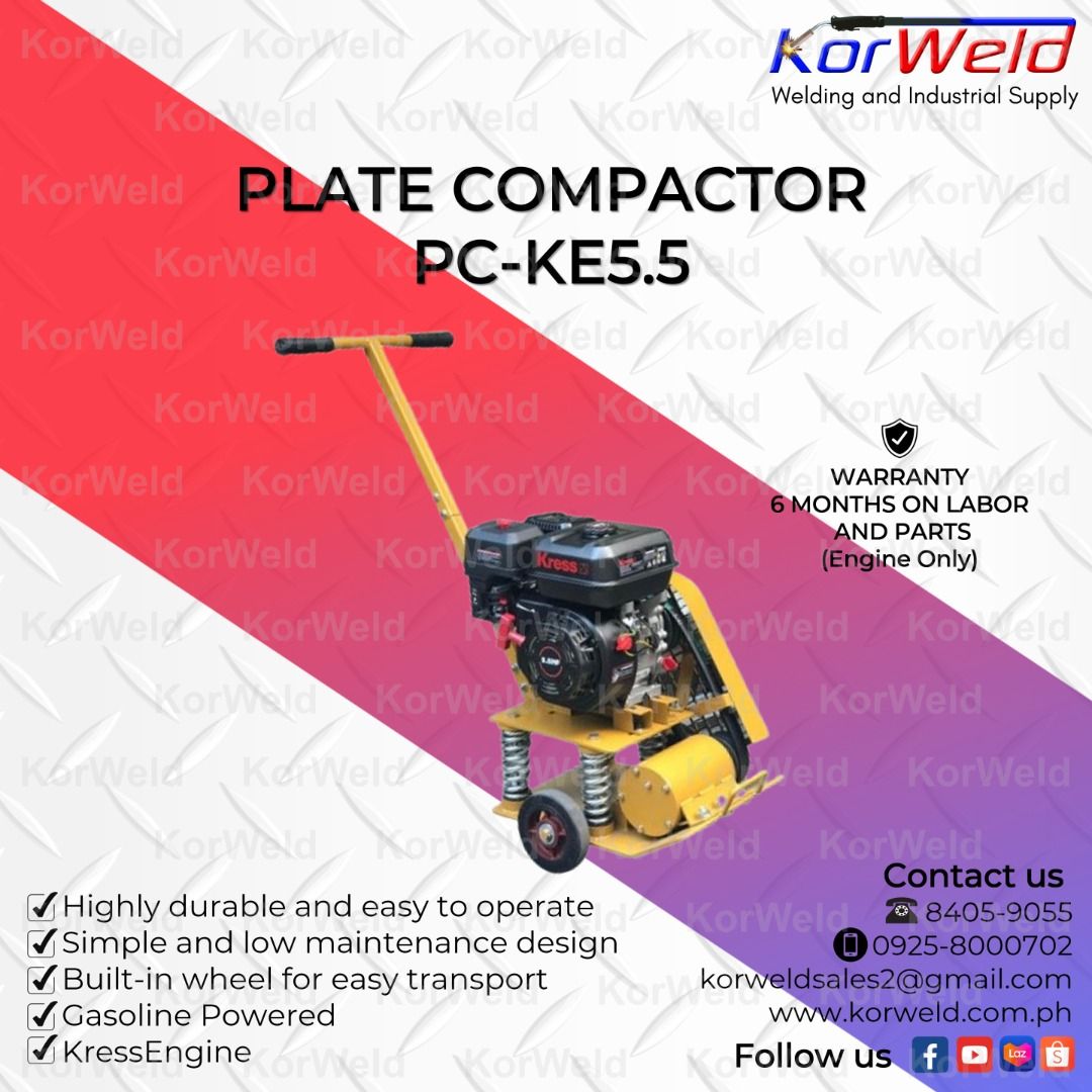 Plate compactor, Commercial & Industrial, Construction Tools ...