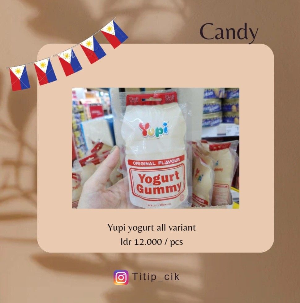 PO pre order snack candy yupi gummies jelly import philipine, Makanan ...