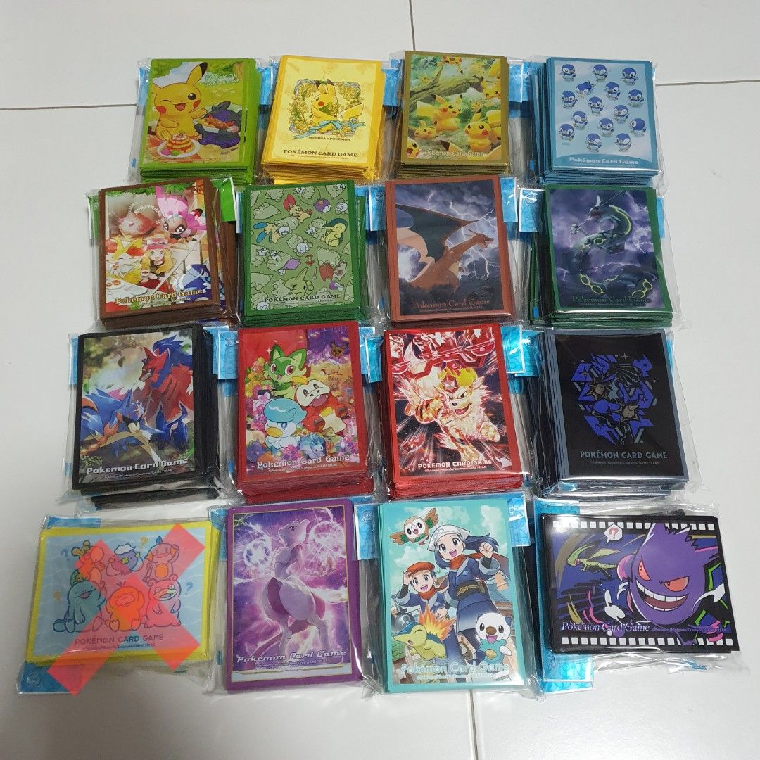 Pokemon Card Sleeves, Hobbies & Toys, Toys & Games on Carousell