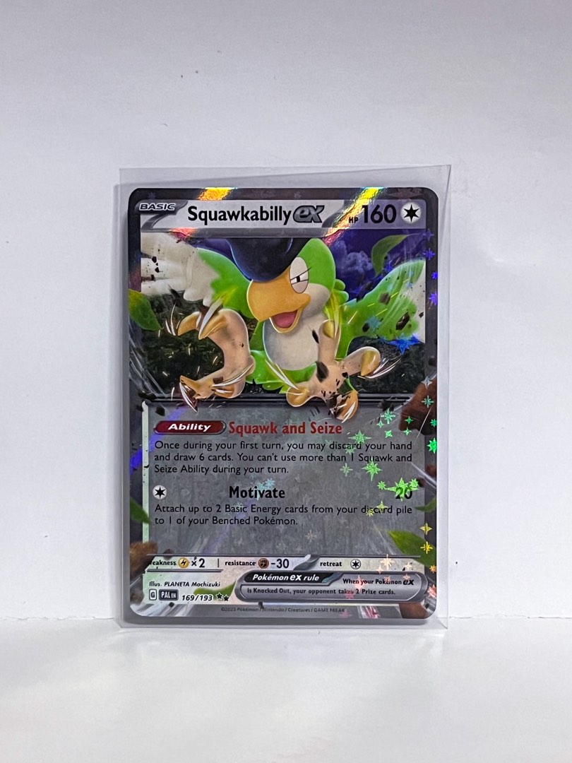 Pokemon Paldea Evolved Squawkabilly, Hobbies & Toys, Toys & Games on ...
