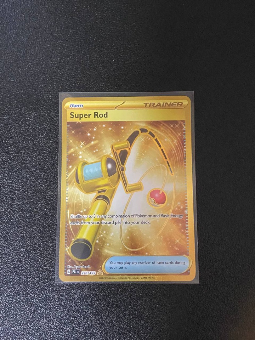 [POKEMON] Super Rod Gold, Hobbies & Toys, Toys & Games on Carousell