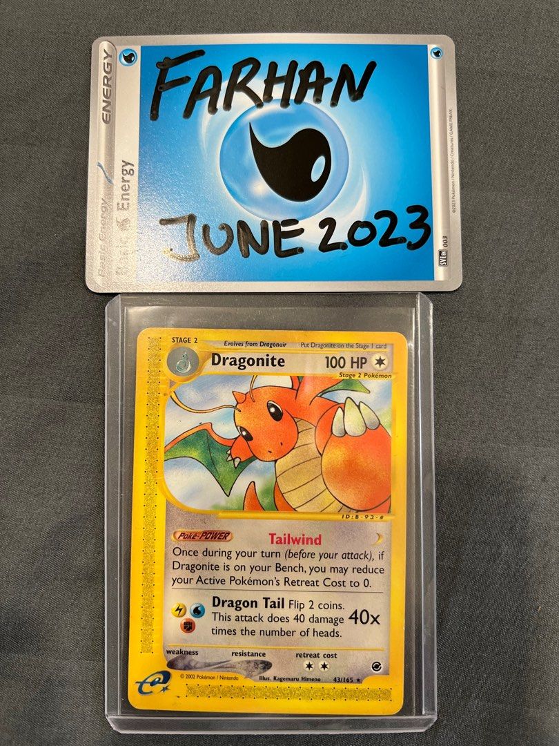 Pokemon TCG - Dragonite - 43/165 - Rare, Hobbies & Toys, Toys & Games ...