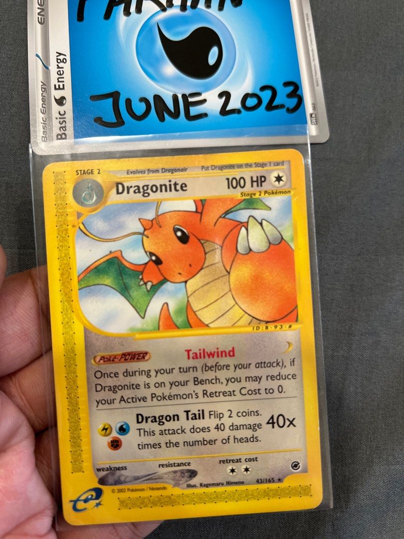 Pokemon TCG - Dragonite - 43/165 - Rare, Hobbies & Toys, Toys & Games ...