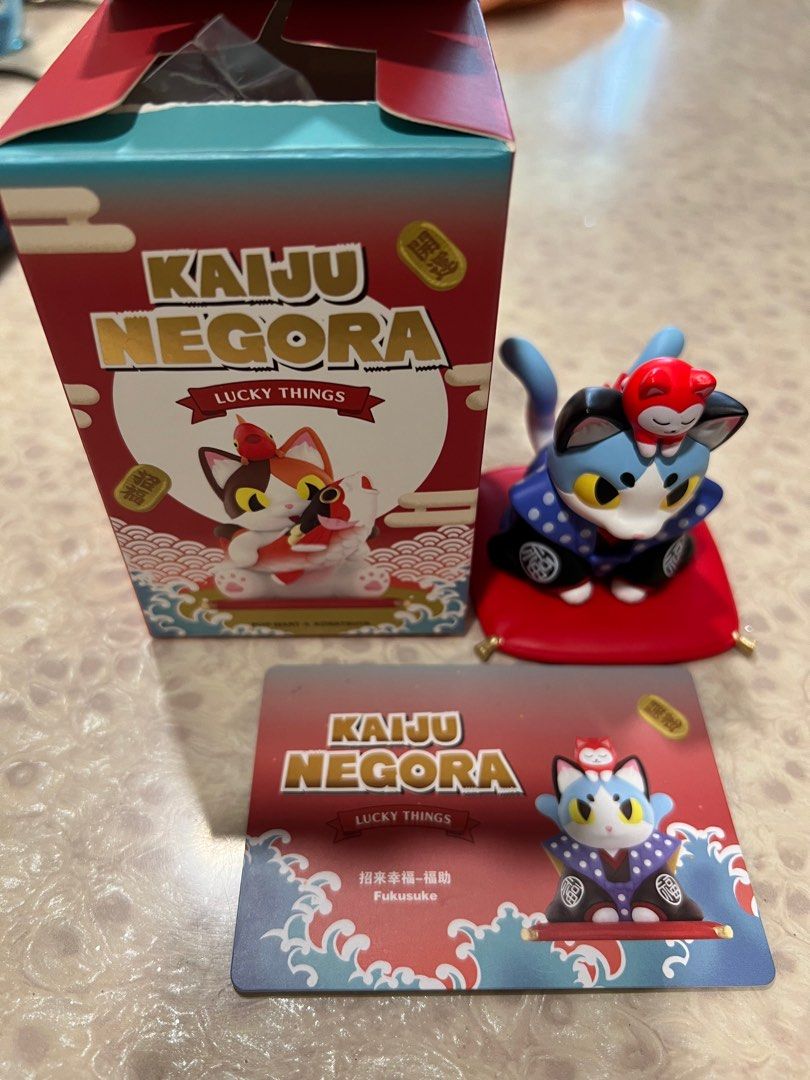 Popmart Kaiju Negora Lucky things Fukusuke, Hobbies & Toys, Toys ...